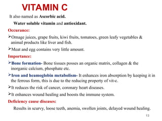 Introduction, Classification and nomenclature of vitamins, Vitamin A1 ...