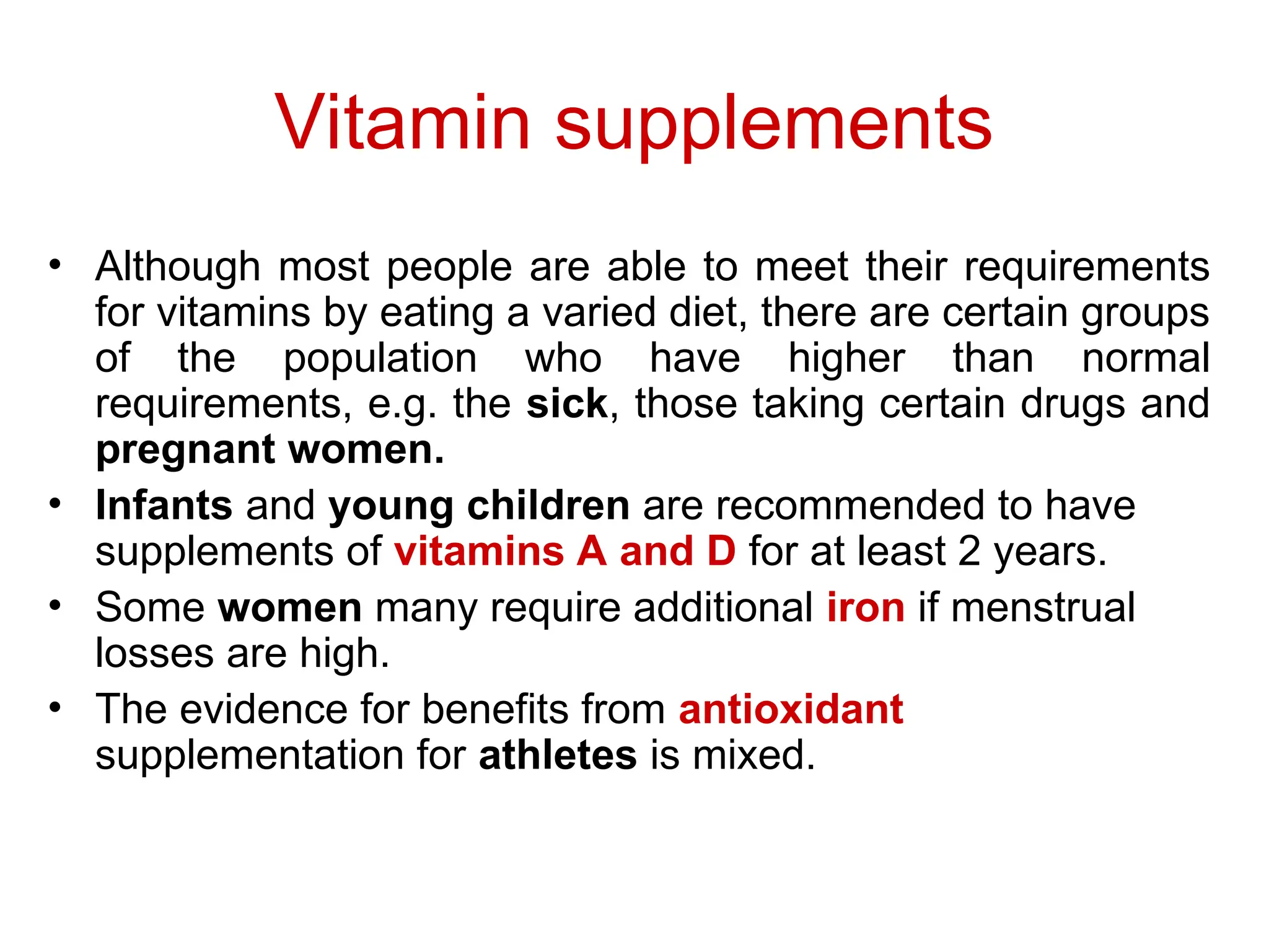 vitamins.ppt required for human growth a | PPT