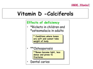 vitamins-and-minerals - Biochemistry notes | PPT