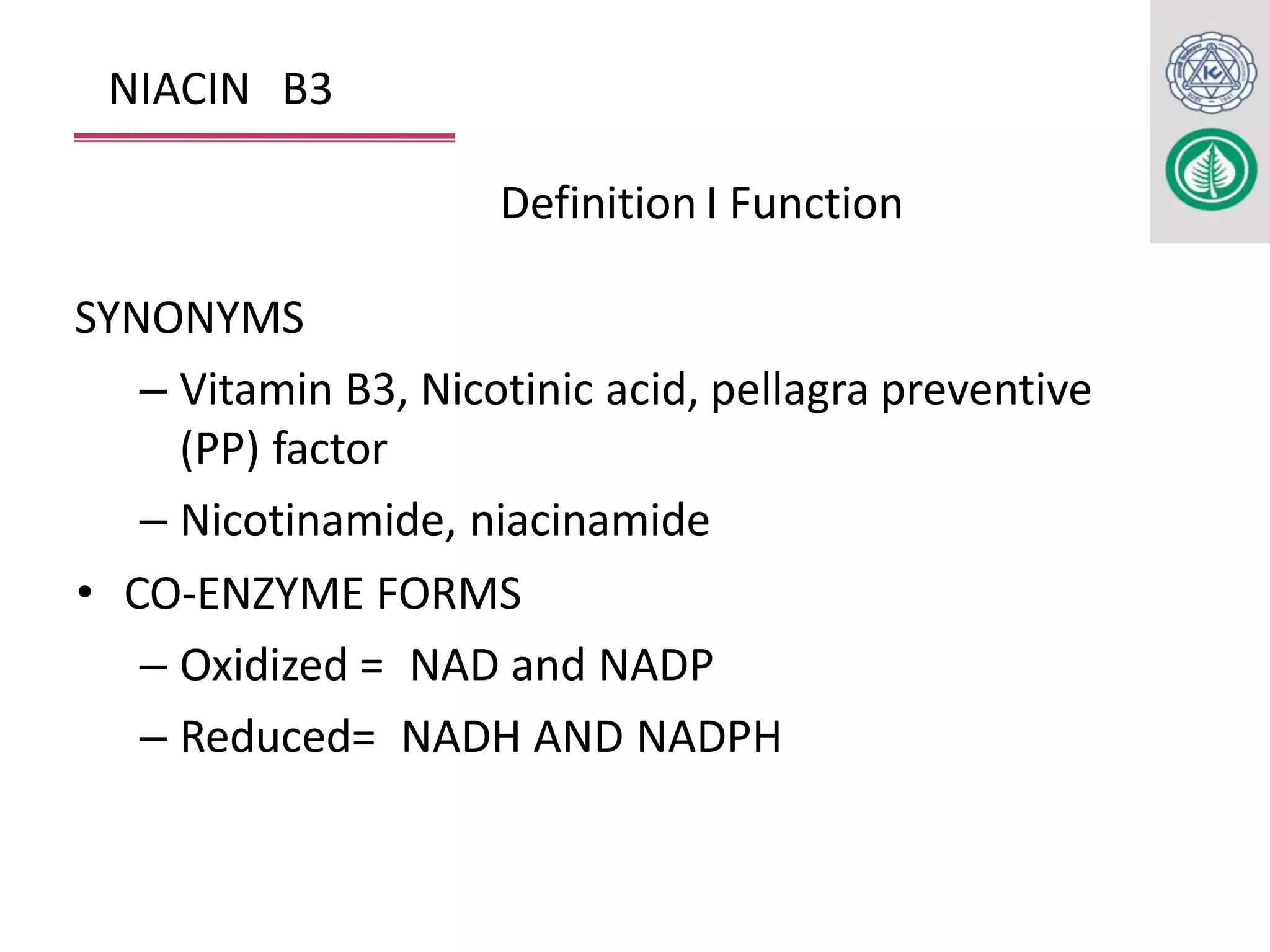Biochemistry of Vitamins for Medical Students-Rajendra | PPTX