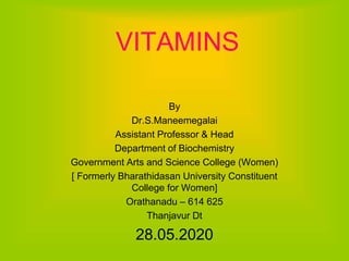 Vitamins - Overview | PPT
