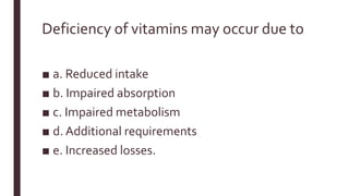 Vitamins adek | PPTX