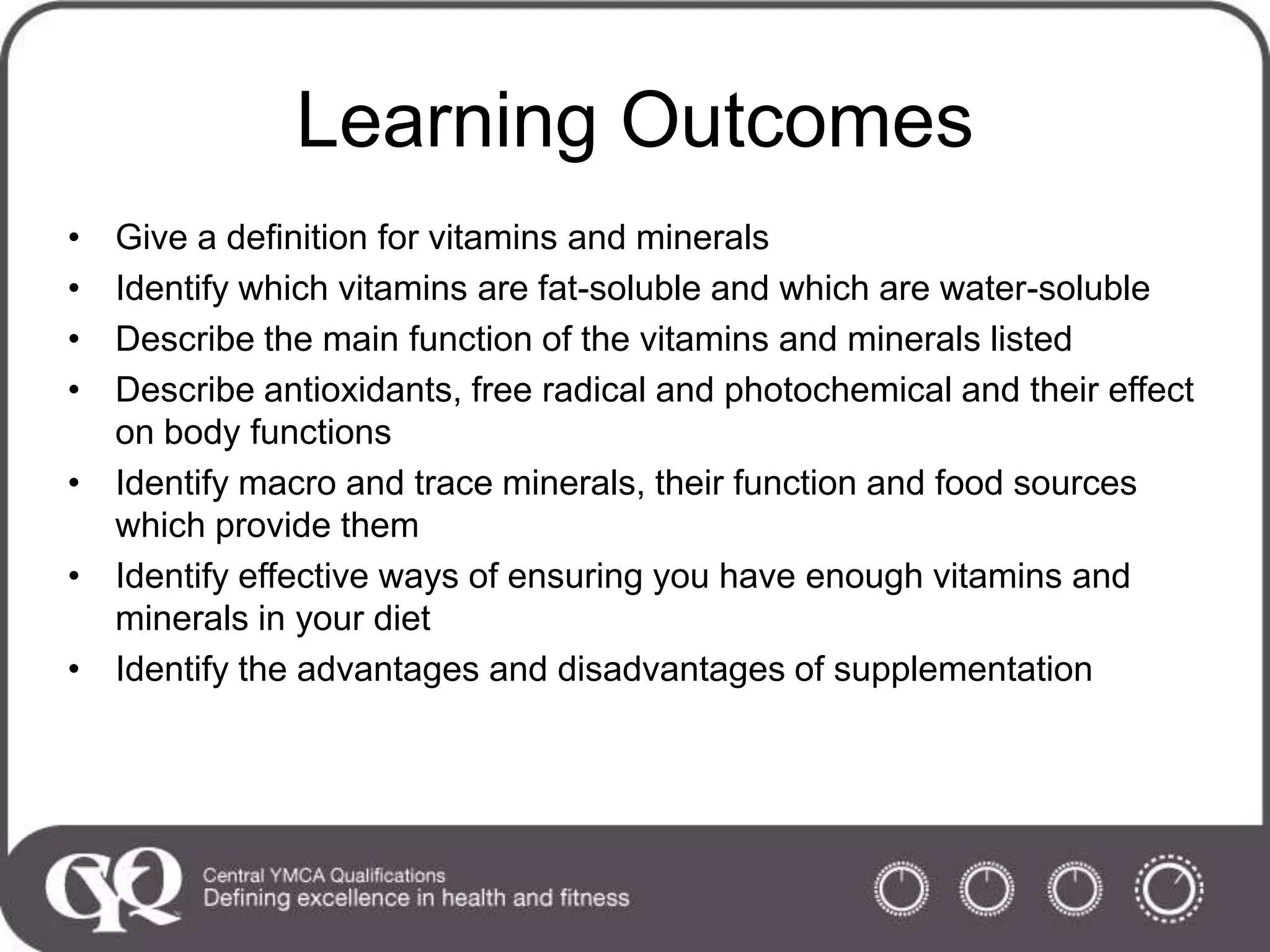 Vitamins and Minerals | PPTX