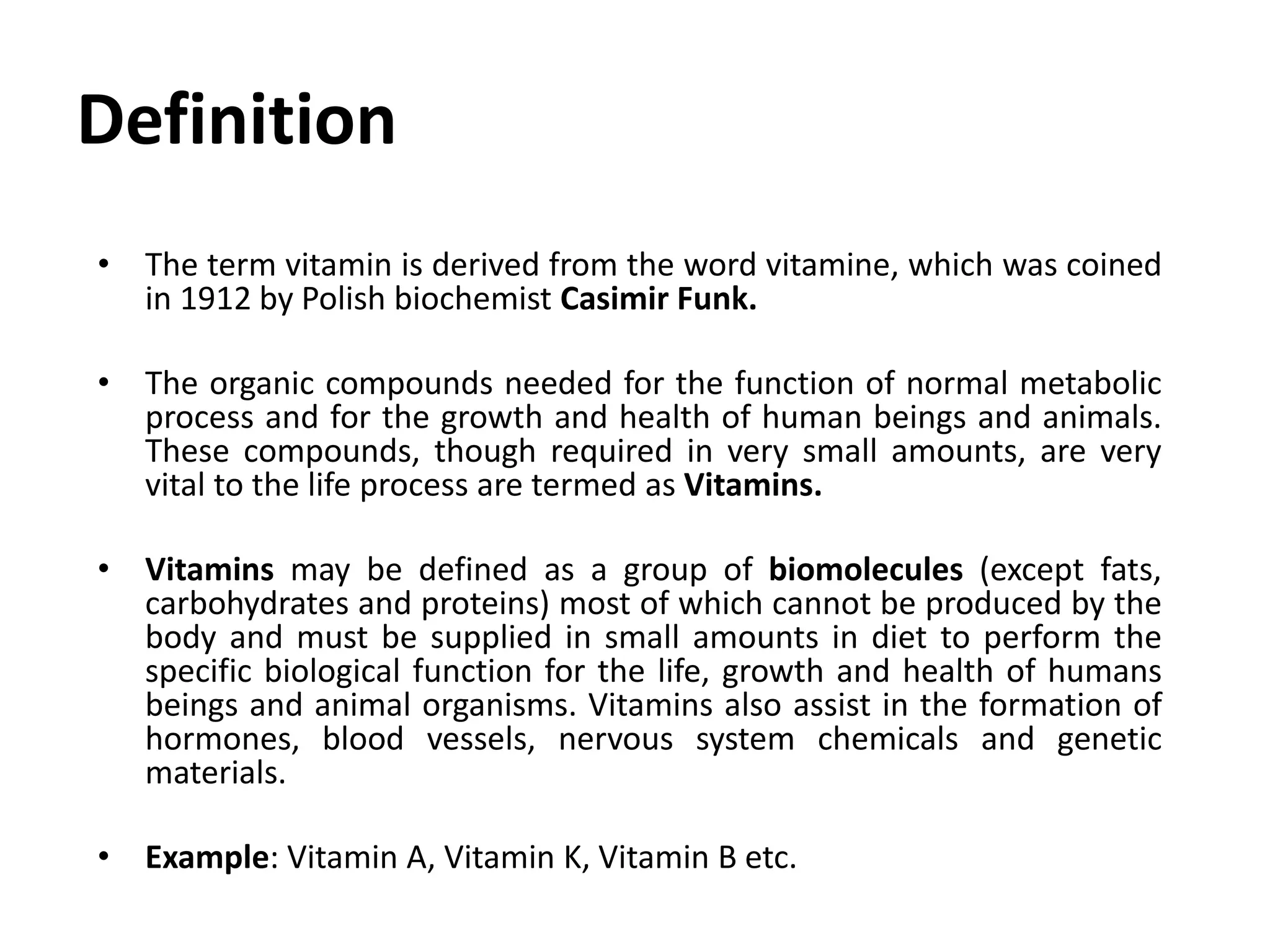 Vitamins and coenymes | PPTX