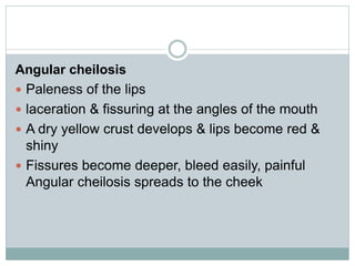 Vitamins and its oral manifestations | PPTX