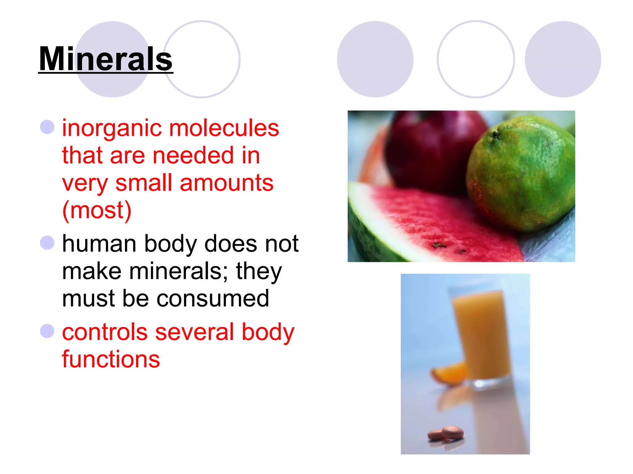 Vitamins and minerals | PPT