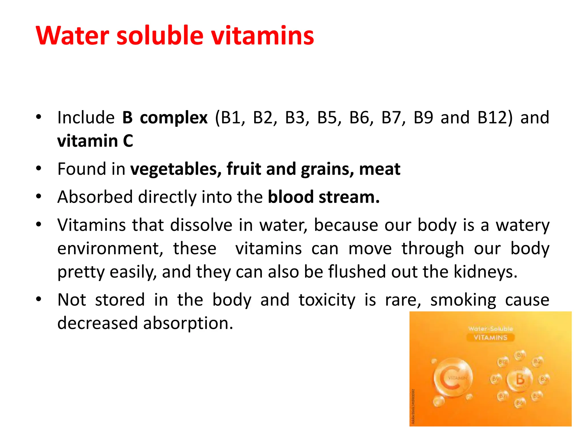 Vitamins and Minerals.general introduction with some details for ...