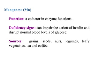 Vitamins and minerals | PDF