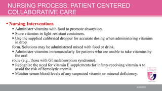 VITAMINS AND MINERALS and NURSING PROCESS.pptx