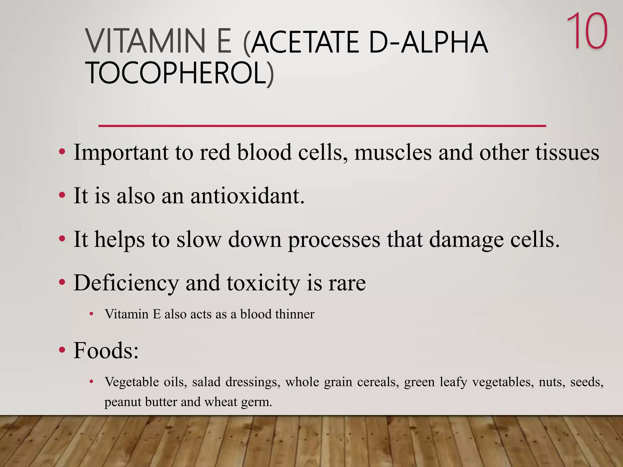 Vitamins and its classifications | PPTX