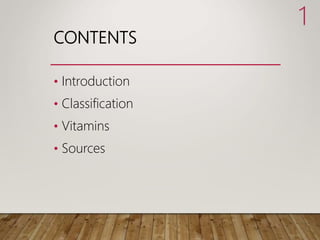 Vitamins and its classifications | PPTX