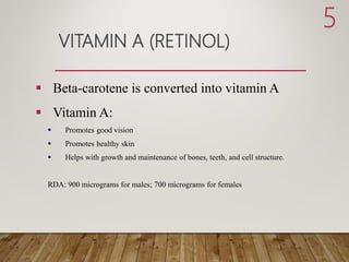 Vitamins and its classifications | PPTX