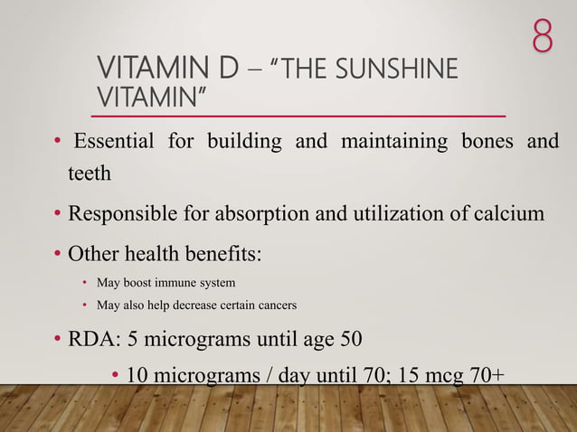 Vitamins and its classifications | PPTX | Endocrine and Metabolic ...