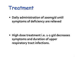 Vitamins & deficiency diseases | PPTX