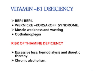 Vitamins & deficiency diseases | PPTX