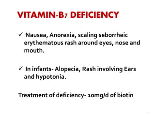 Vitamin B7 Deficiency
