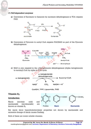 Vitamins-Medicinal Chemistry MANIK | PDF