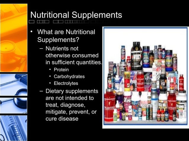 Vitamins, herbs, and nutritional supplements presentation | PPT