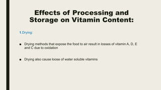 Vitamins in fish | PPTX