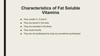 Vitamins in fish | PPTX