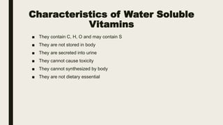 Vitamins in fish | PPTX