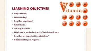 Introduction to Vitamins | PPTX