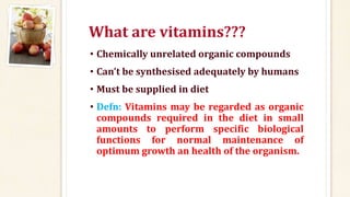 Introduction to Vitamins | PPTX