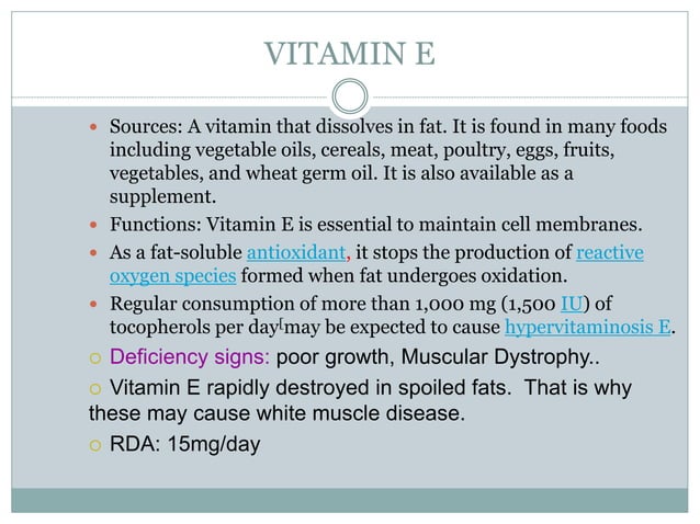 Vitamins | PPT