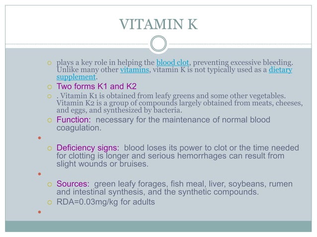 Vitamins | PPT