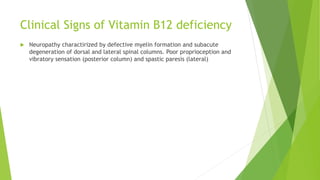 Vitamins and Neuropathy | PPT