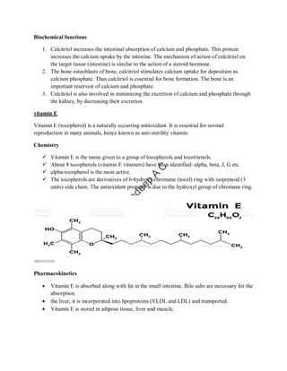 Vitamins and Thier functions chemistry | PDF