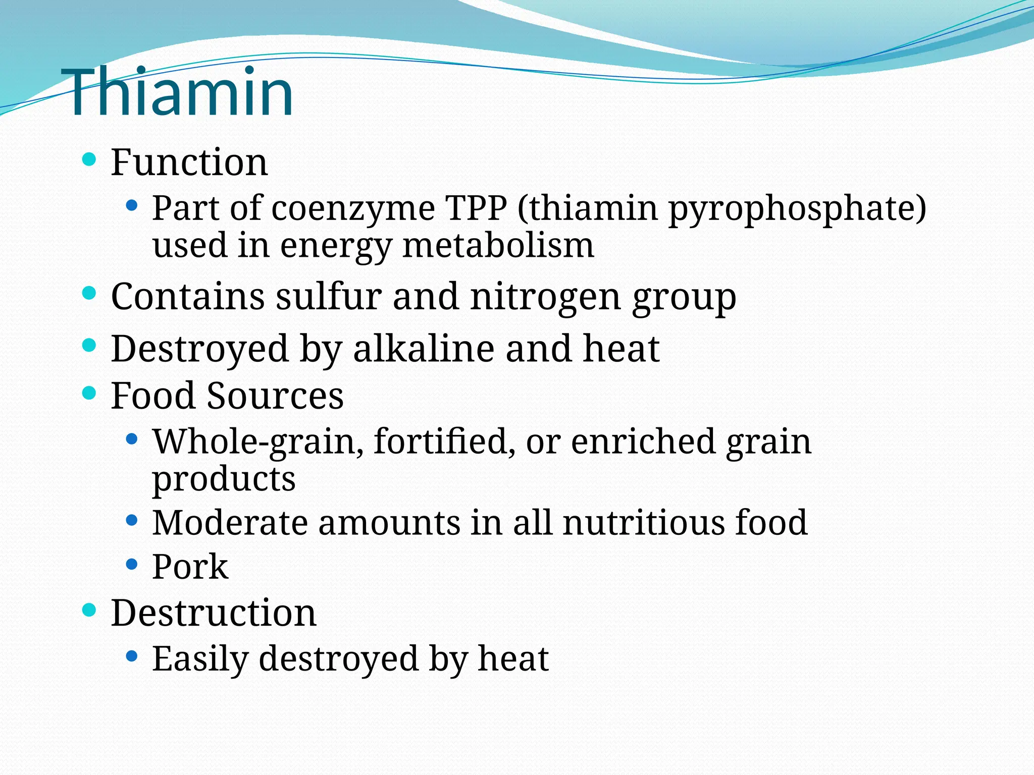 Vitamins Water Soluble Biochemistry pptx | PPTX