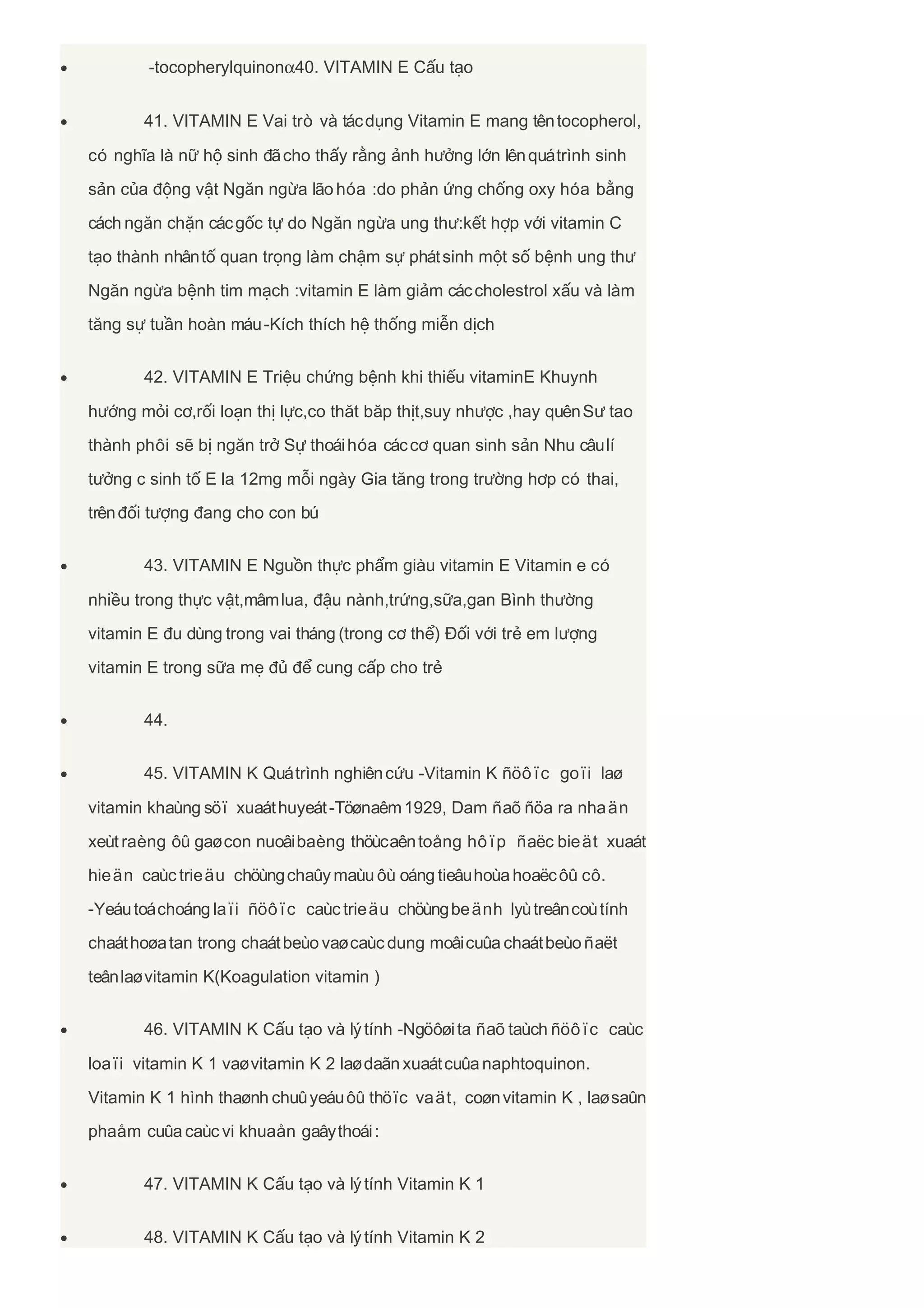 Vitamin tan trong dầu | PDF