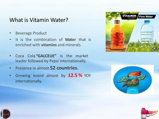 Vitamin Water Marketing Plan | PDF