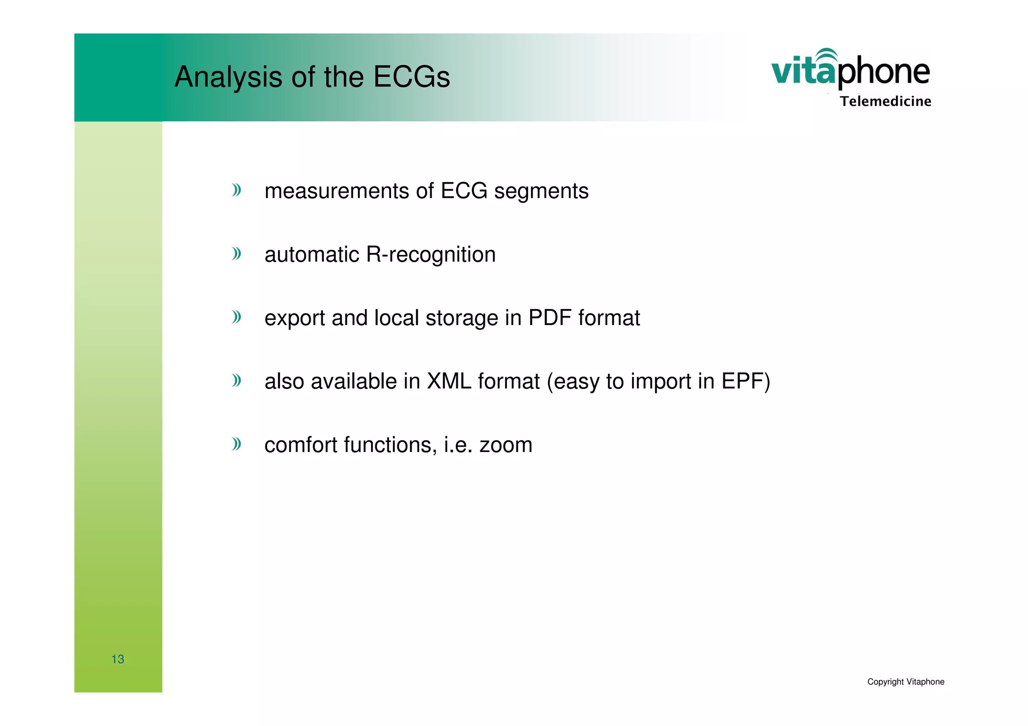 Vitaphone Tele Ecg System | PDF