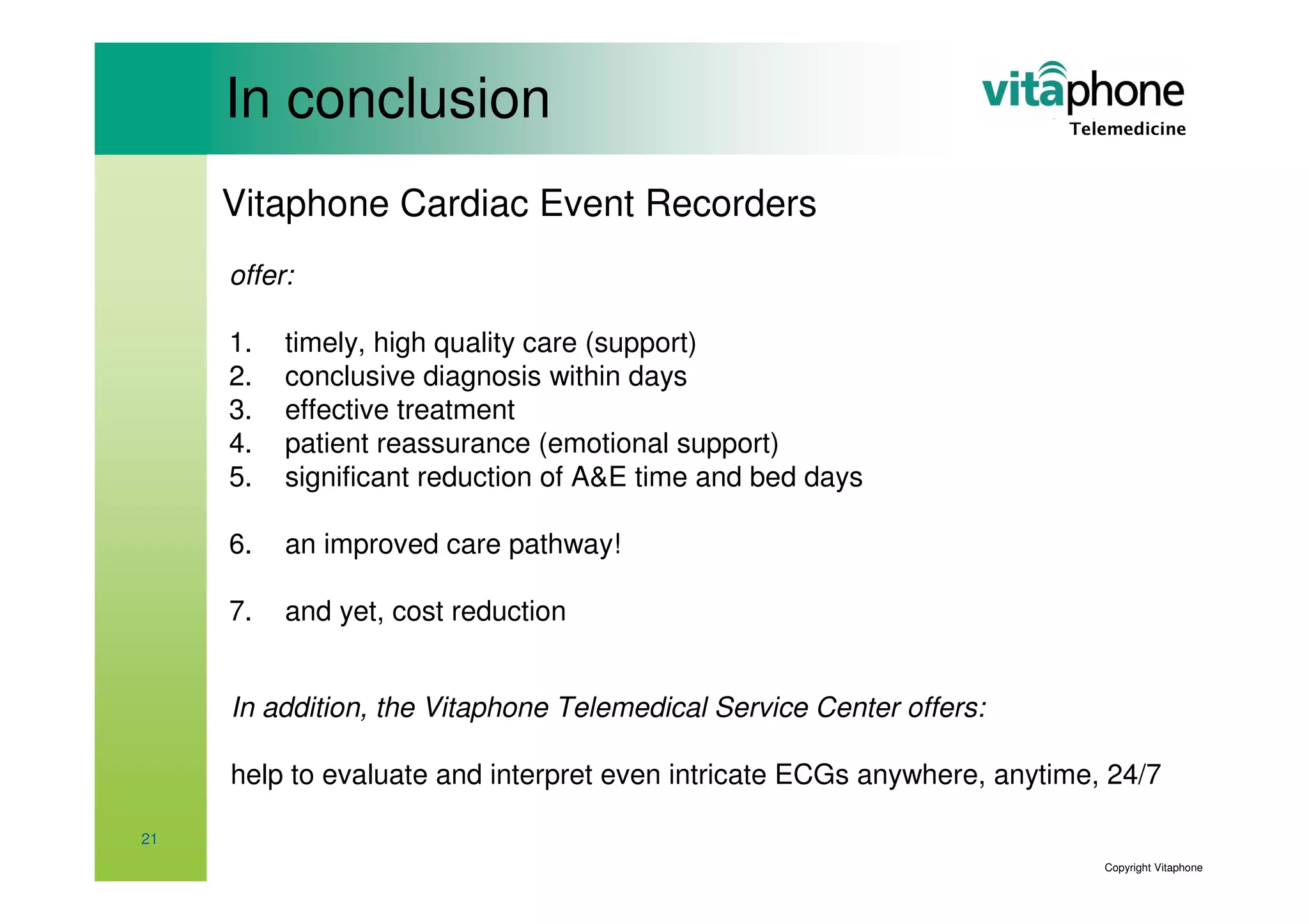 Vitaphone Tele Ecg System | PDF