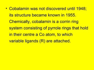 Vitamin B12 MUHAMMAD MUSTANSAR | PPT