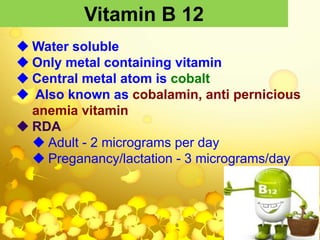 Vit b12 | PPT