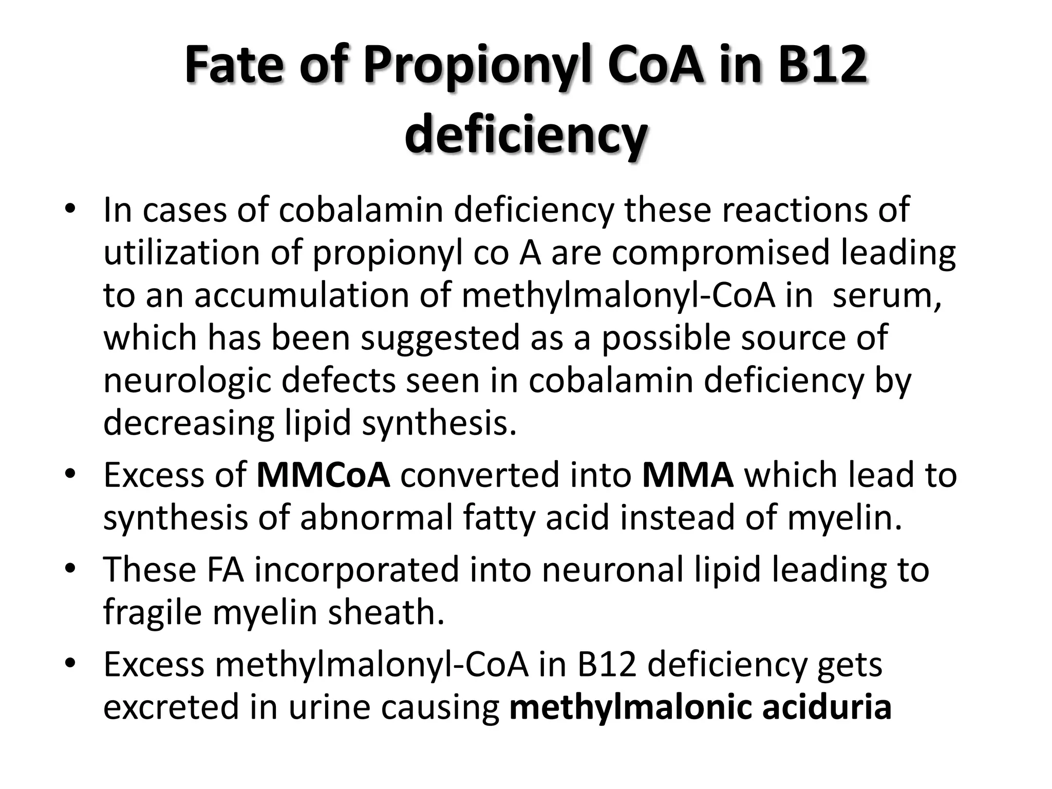 Vit b12 deficiency causes and management | PPTX