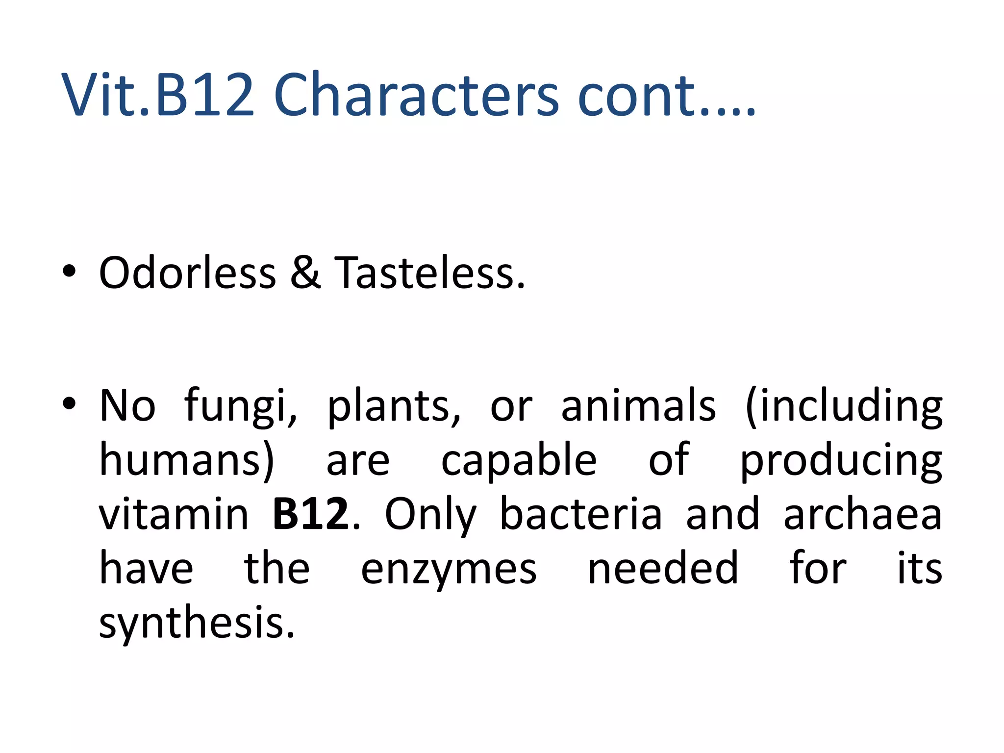 Vitamin B12 | PPTX