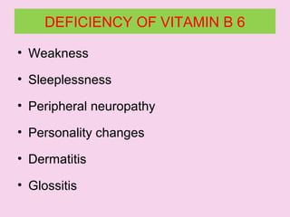 Vitamin B6 Deficiency Symptoms In Adults