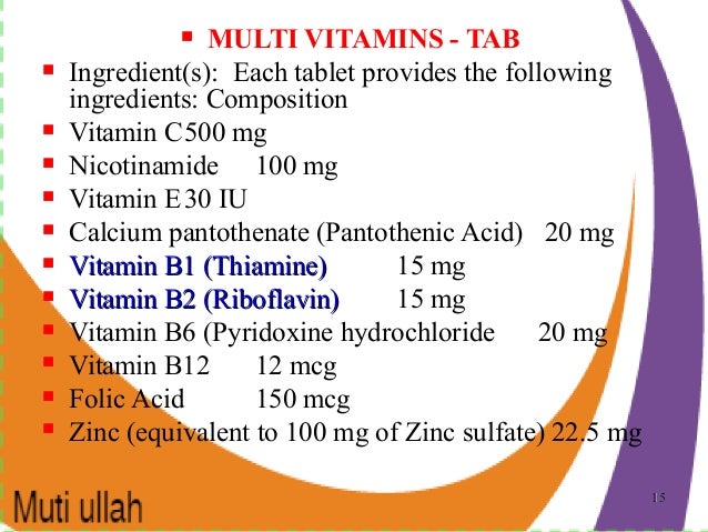 Vitamin b complex lecture4,5