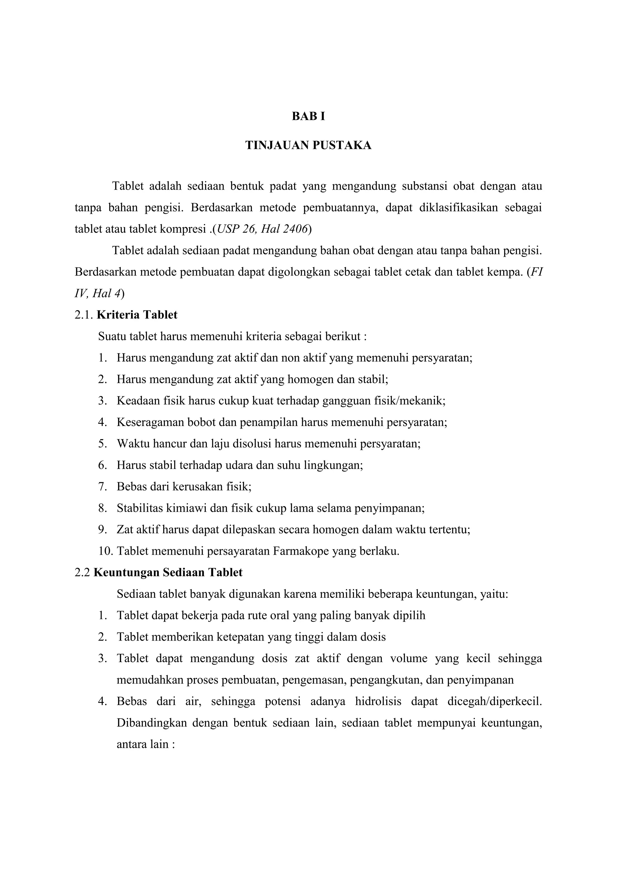 Laporan Praktikum Pembuatan Tablet Vitamin-C | PDF