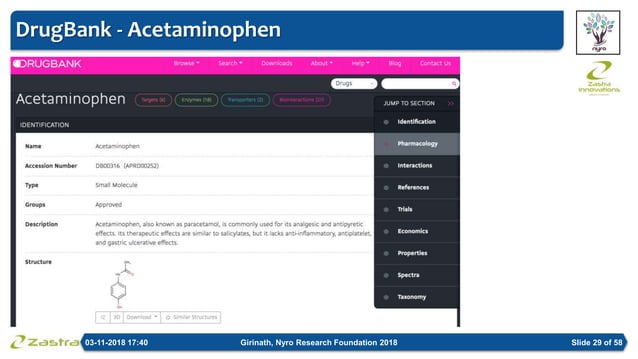 Drug and Chemical Databases 2018 - Drug Discovery | PPTX | Databases | Computer Software and ...