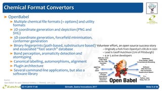 Drug and Chemical Databases 2018 - Drug Discovery | PPTX