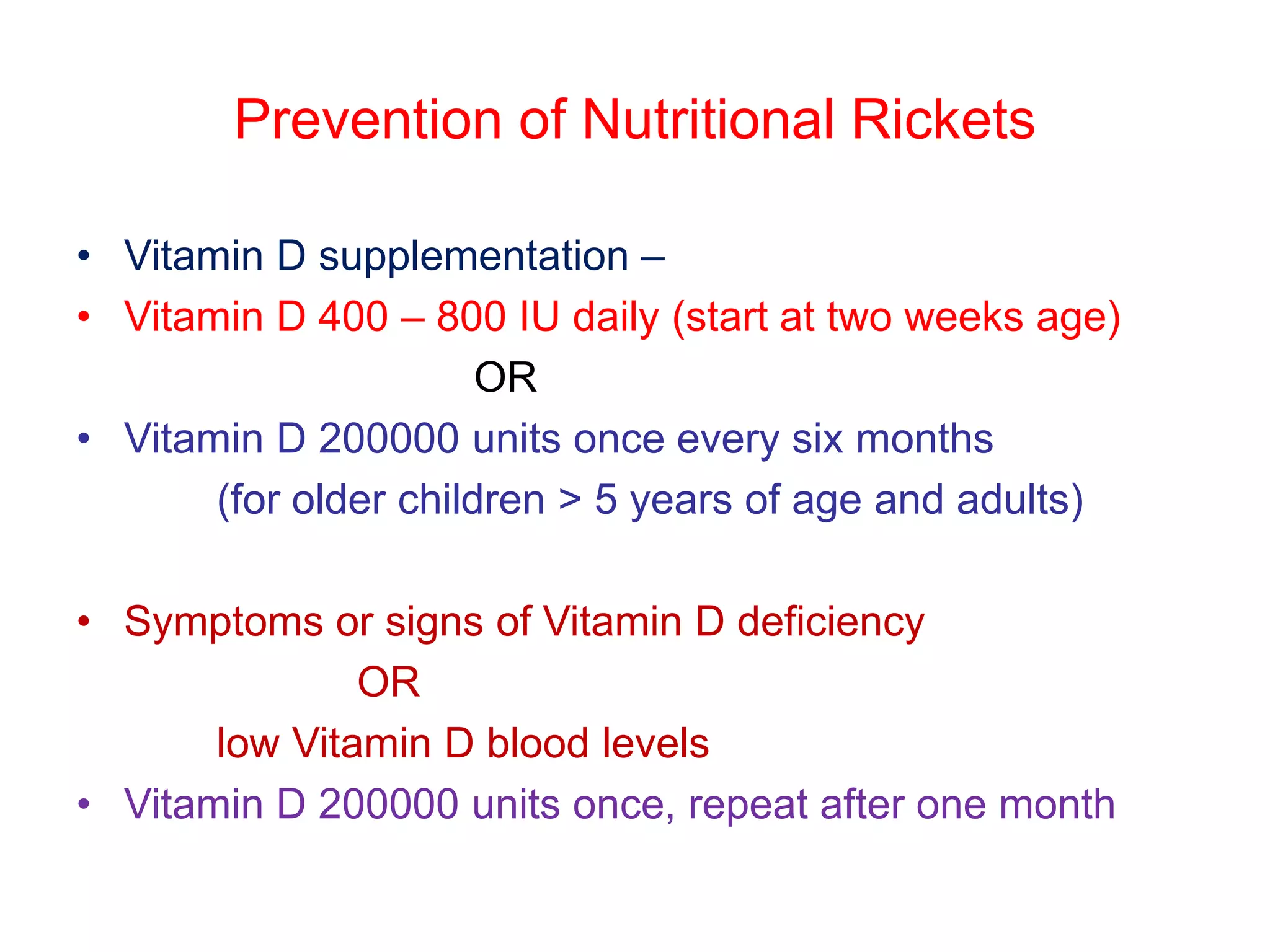 Vit d deficiency rickets 2021 | PDF