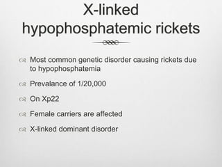 Vitamin d resistant rickets | PPTX