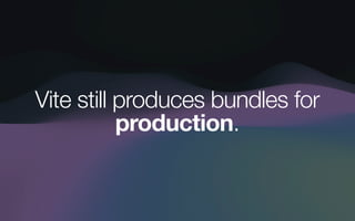 Vite, Workshop Slides (Frontend Masters) | PDF