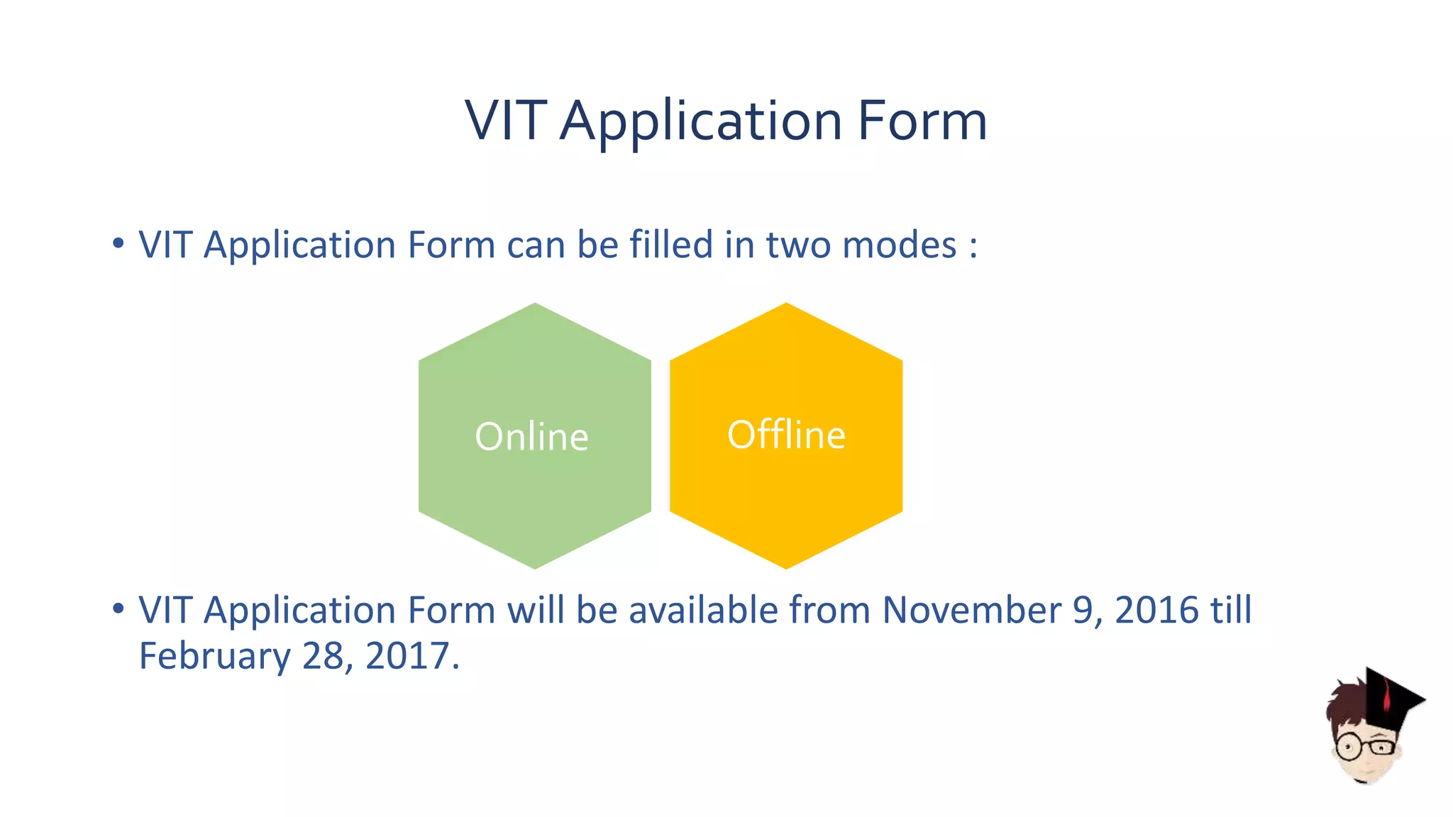 VIT Application Form | PPTX