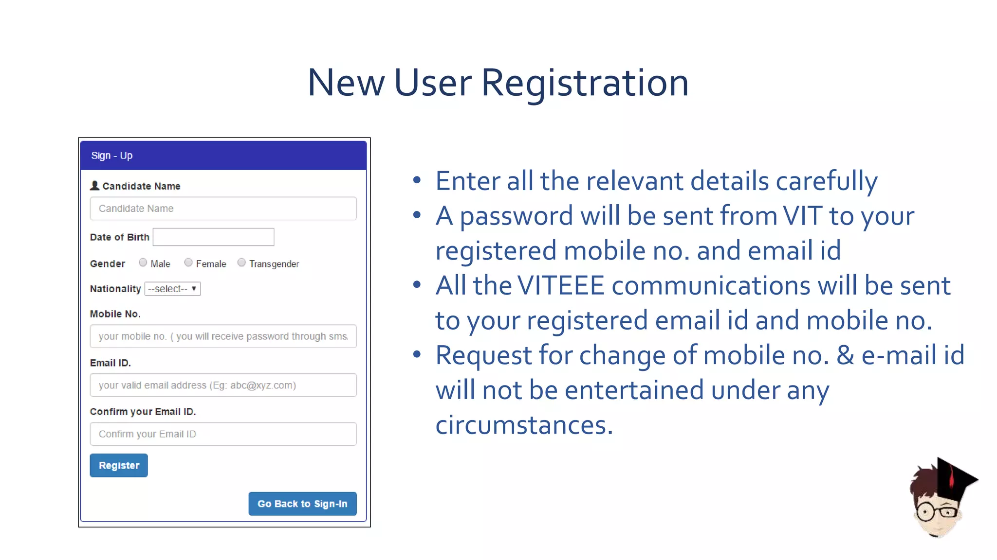 VIT Application Form | PPTX